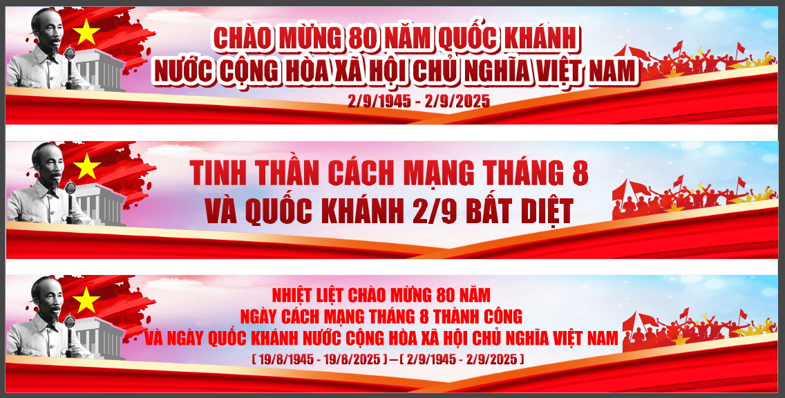 Băng rôn chào mừng 80 năm Quốc Khánh 2/9 | VIPcorel.com - Thư viện mẫu ...